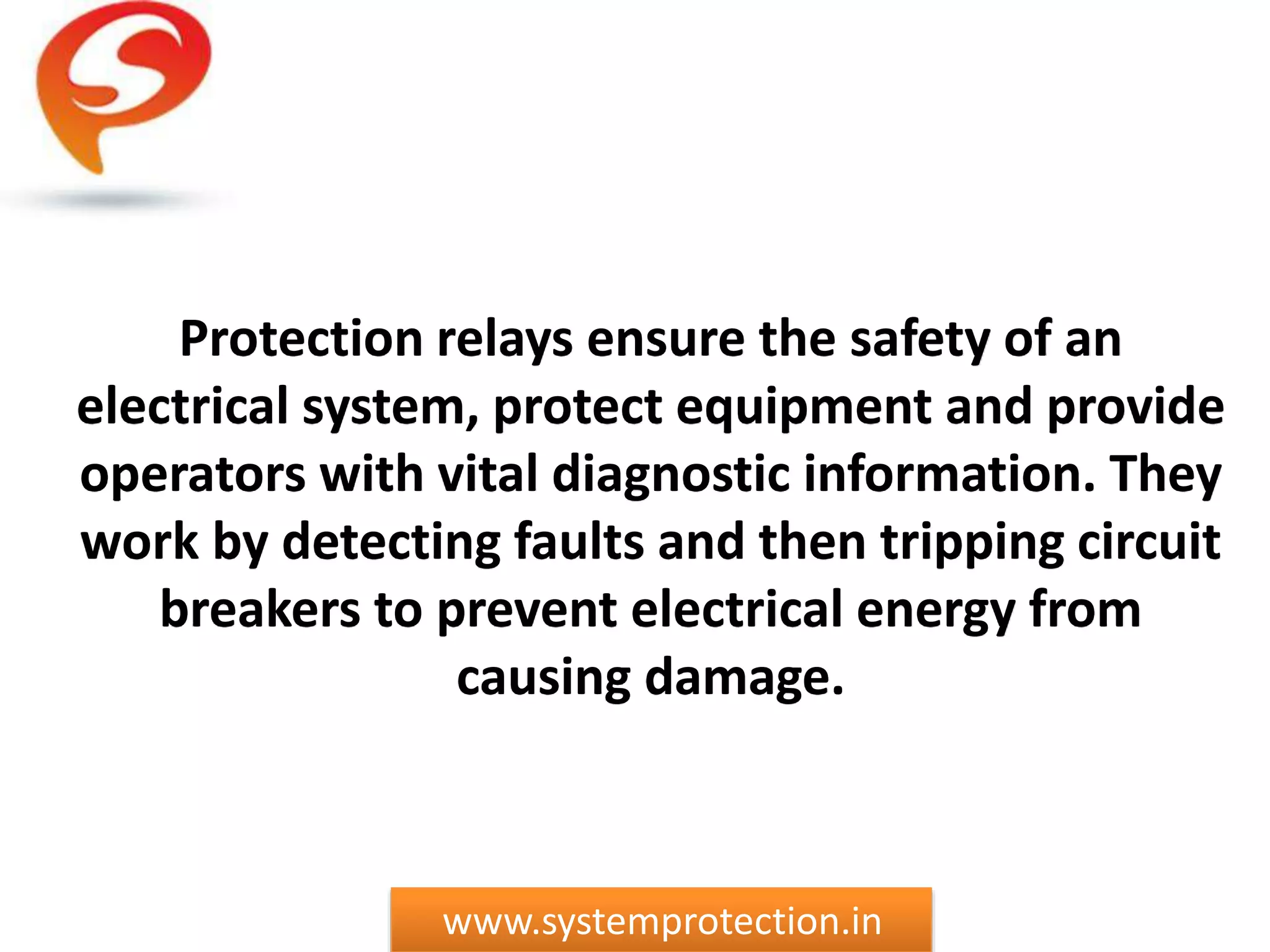 Protection Relay Testing | Protective Relays Equipment | PPTX