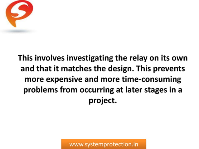 Protection Relay Testing | Protective Relays Equipment | PPTX