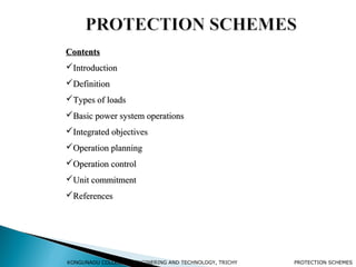 Protection schemes | PPT