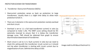 Transformer Protection Scheme Power System | PDF