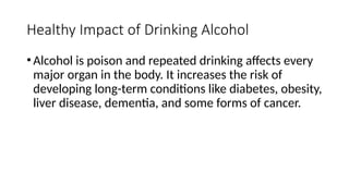 Protective and Risk Factors of Alcoholism.pptx | Substance Abuse ...
