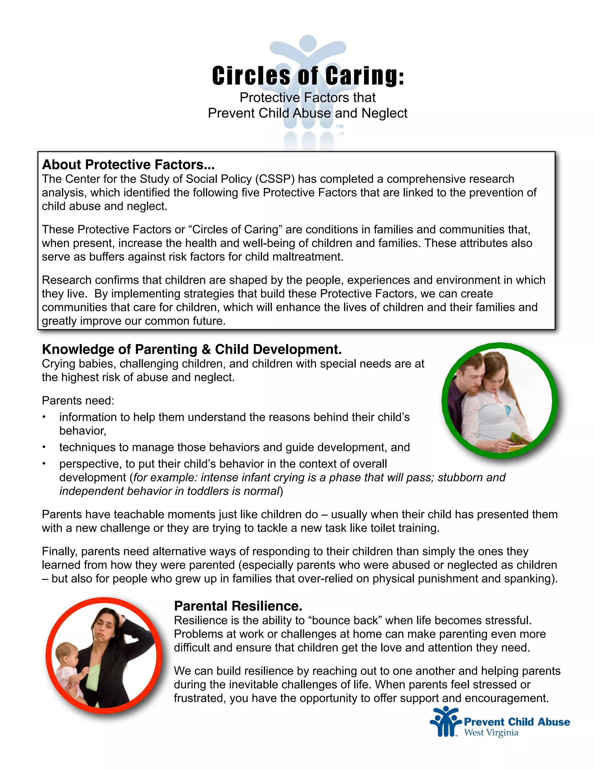 Protective Factors that Prevent Child Abuse & Neglect | PDF