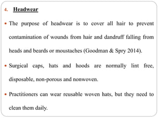 PROTECTIVE GEARS USED IN HOSPITAL AND THEATRES.pptx