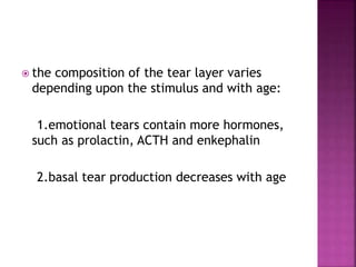 Protective mechanisms in the eye | PPTX