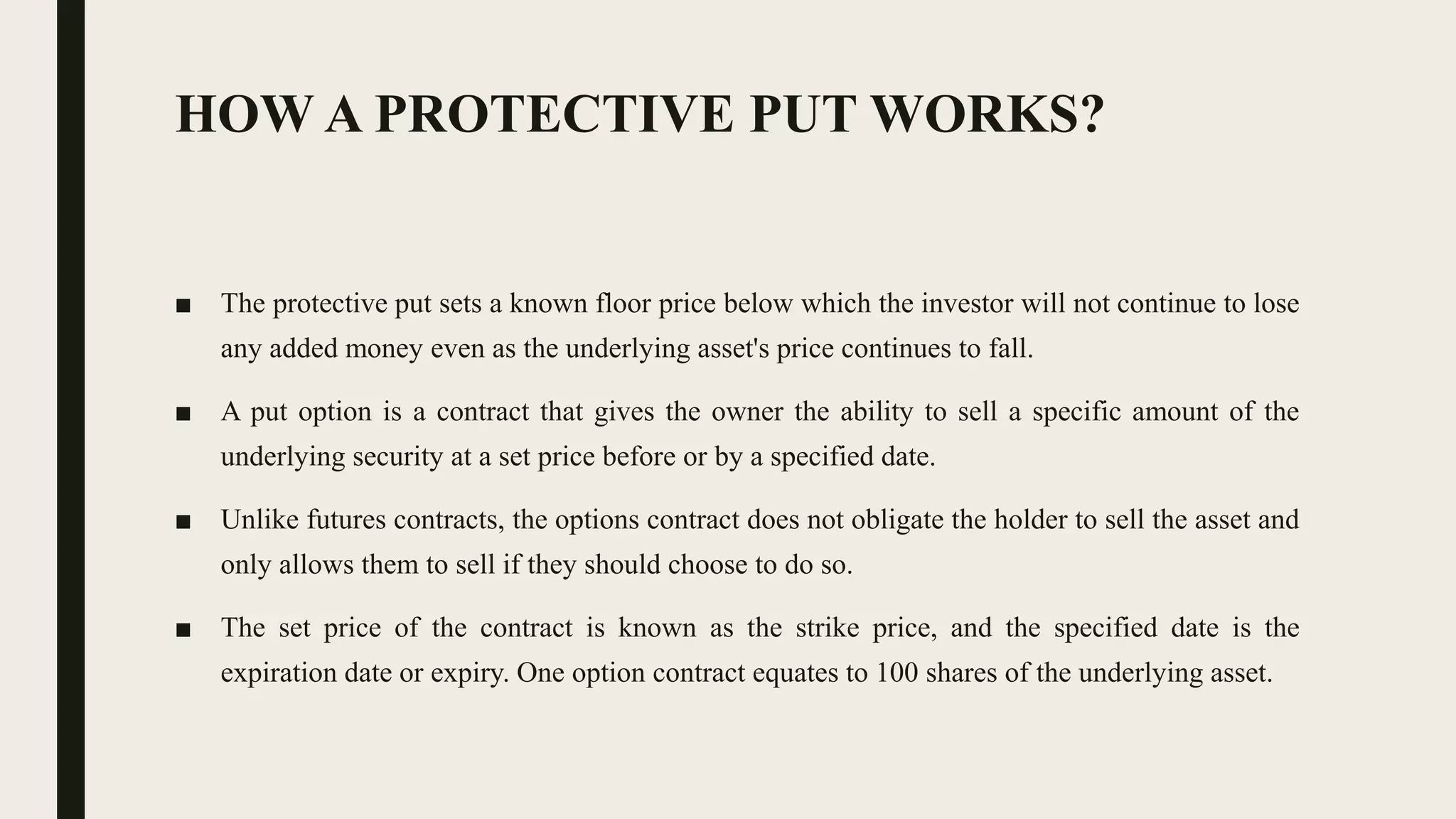 Protective put | PPTX