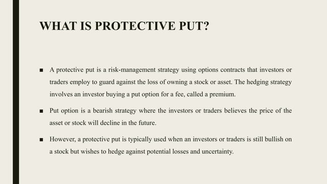 Protective put | PPT