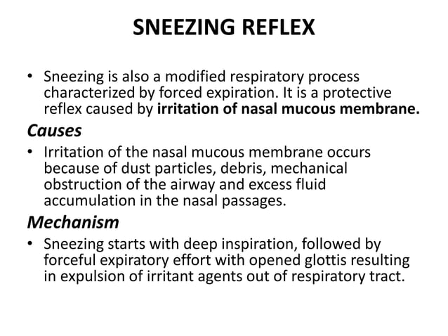 Protective reflexex | PPTX | Ear, Nose and Throat Conditions | Diseases ...
