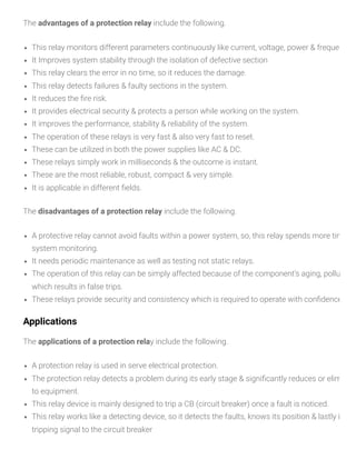 Protective Relay _ Circuit, Working, Types, Codes & Its Applications.pdf