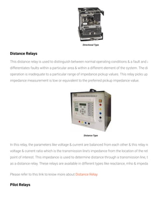Protective Relay _ Circuit, Working, Types, Codes & Its Applications.pdf