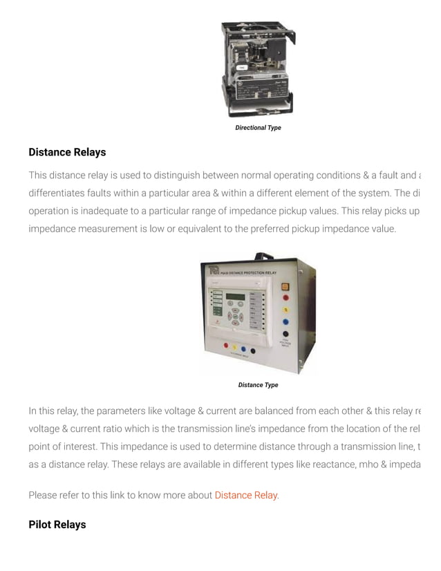 Protective Relay _ Circuit, Working, Types, Codes & Its Applications.pdf
