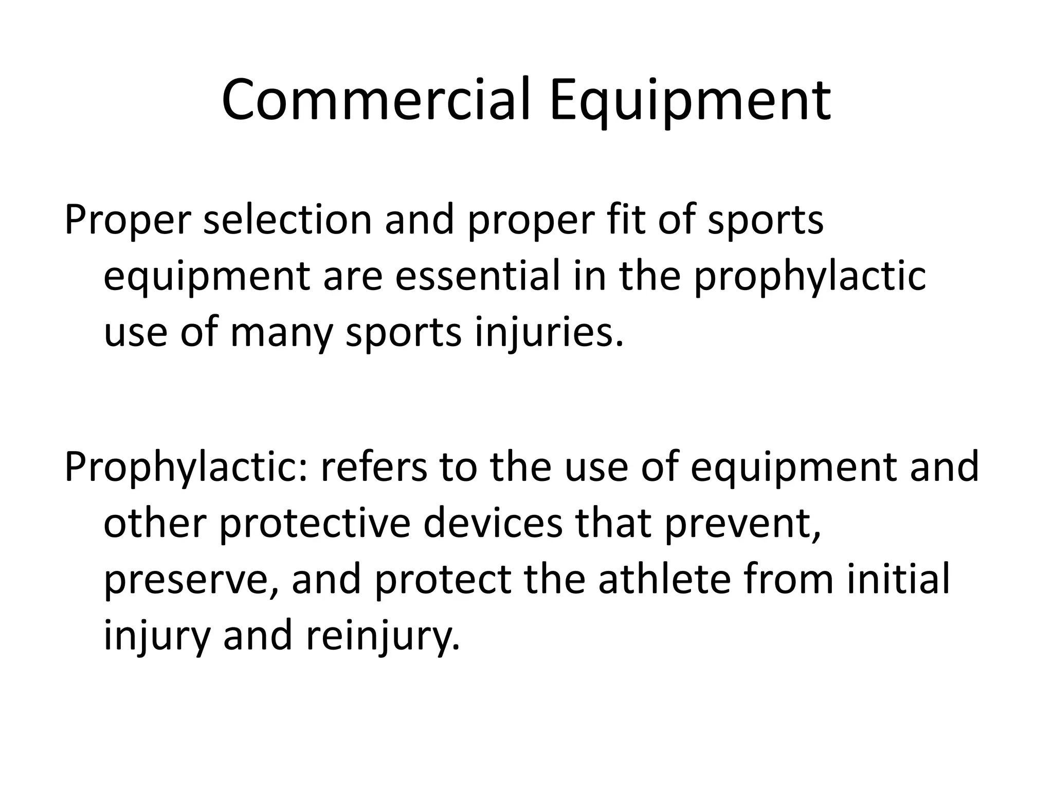 Protective Sports Equipment. sports and games | PPTX