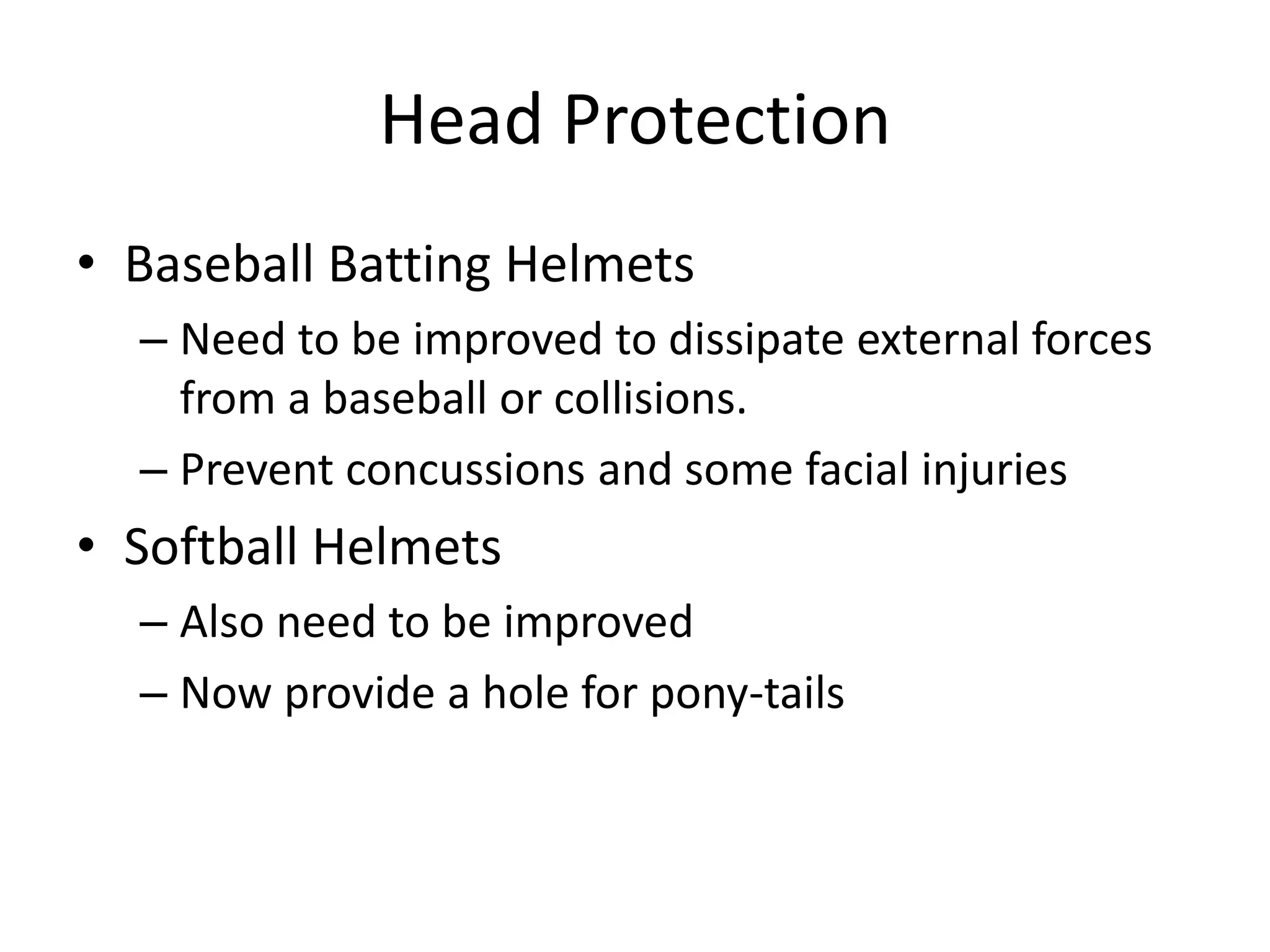 Protective Sports Equipment. sports and games | PPTX