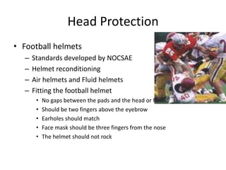 Protective Sports Equipment. sports and games | PPTX