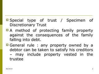 Protective trust | PPT