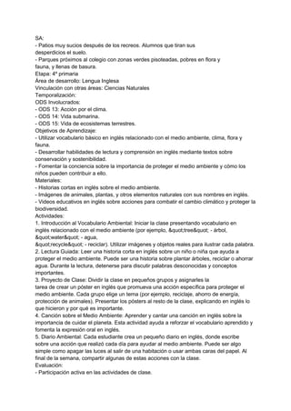_Protectores del Planeta_ Aprendiendo Inglés y Cuidando el Medio ...