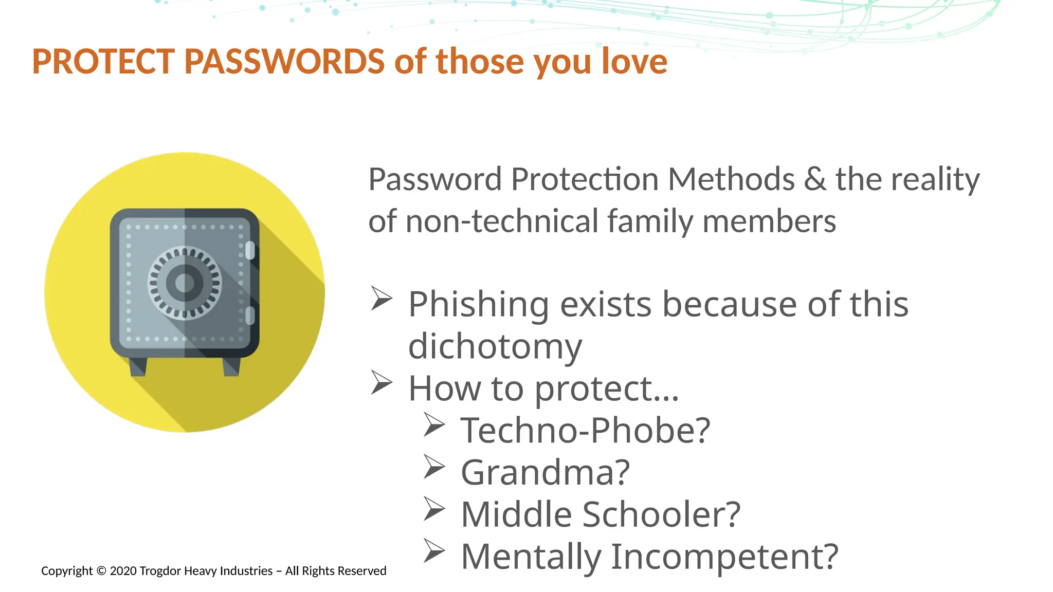 Protect passwords - User Awareness Training | PPTX