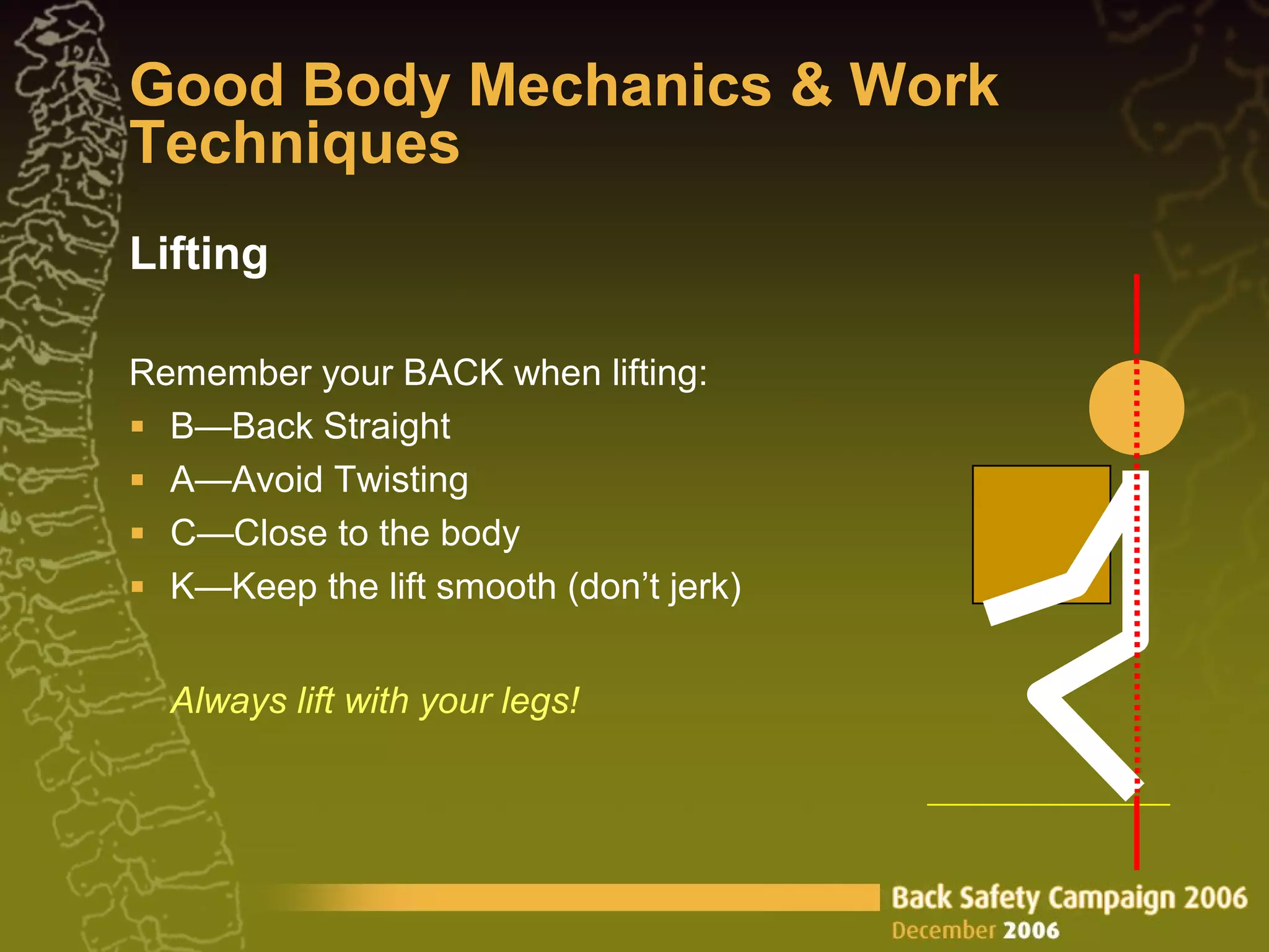 Protect your back | PDF