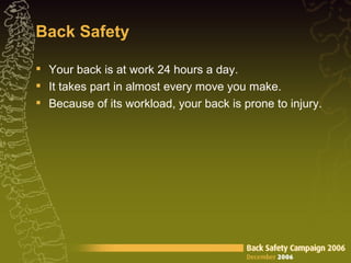 Protect your back | PDF