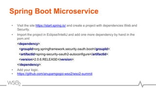 Microservice Protection With WSO2 Identity Server | PPT