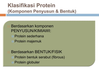 Protein | PPTX