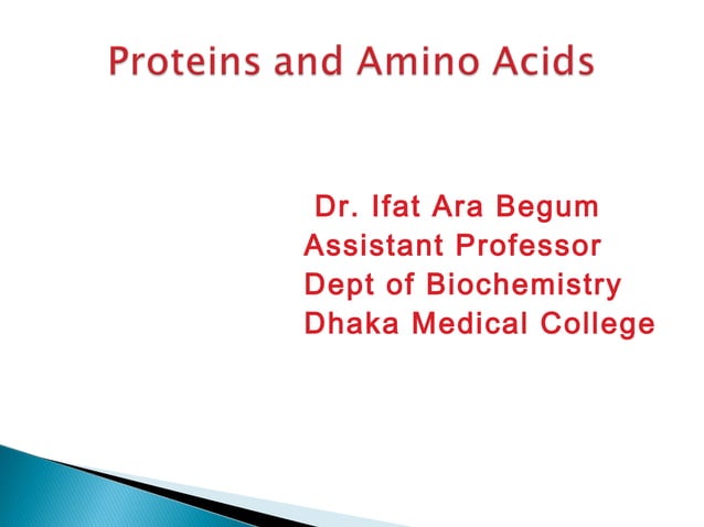 Amino acid & Protein | PPT