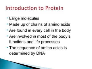 Amino acid & Protein | PPT