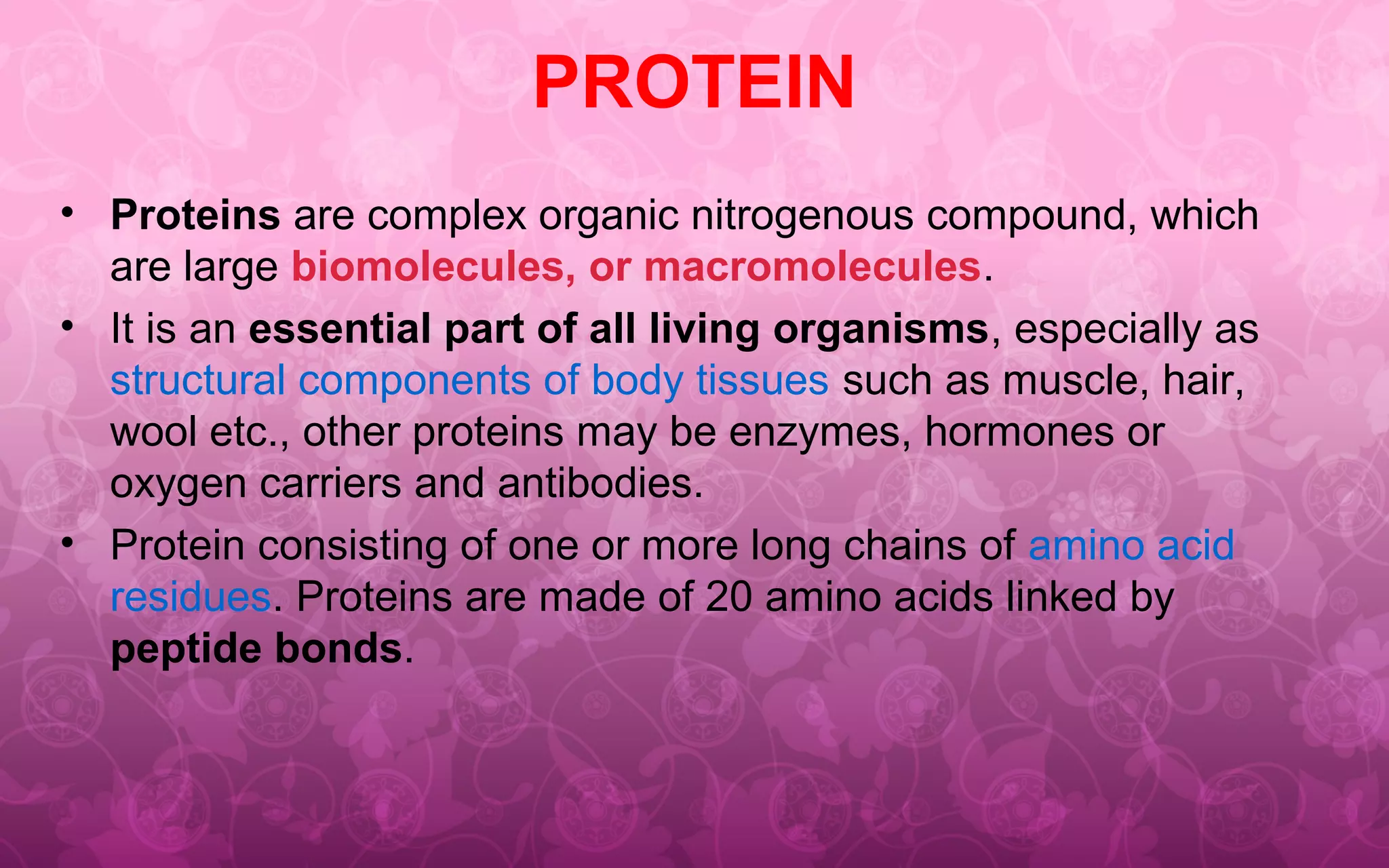 Protein | PPT