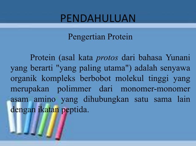 Protein alam yg bermanfaat | PPTX