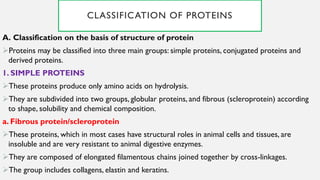Protein-Introduction, Classification, Function, Deficiency Symptoms | PDF