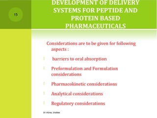 Protein and-peptide-drug-delivery-systems | PPT