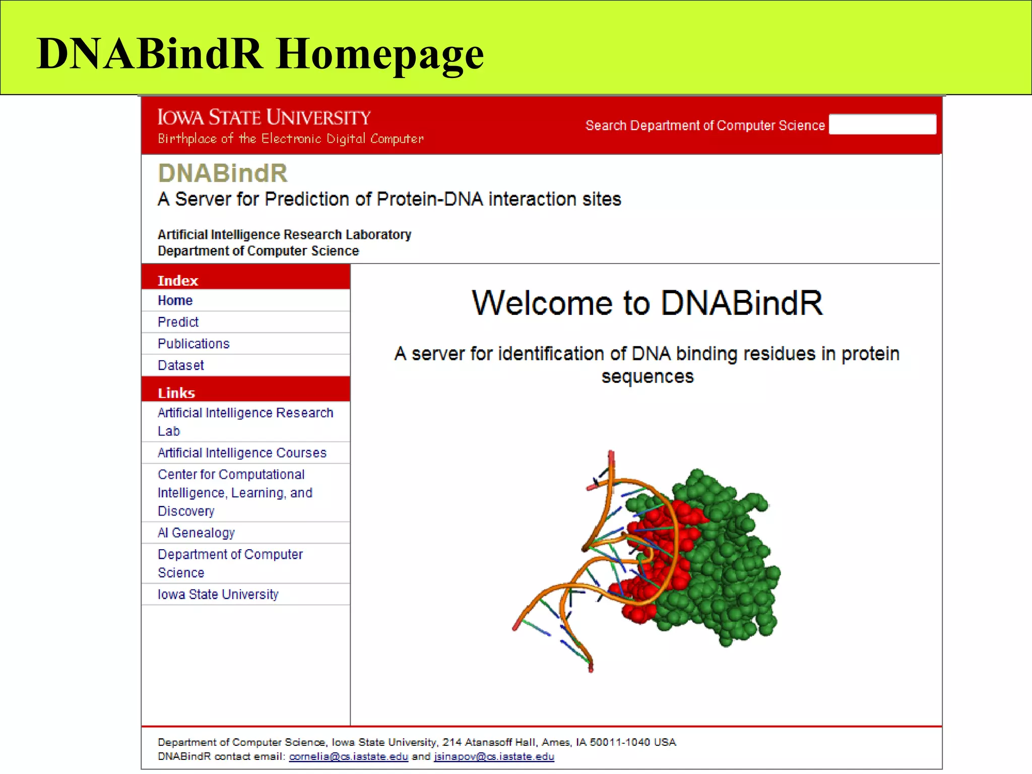 Protein dna interaction practical | PPT Protein dna interaction practical | PPT