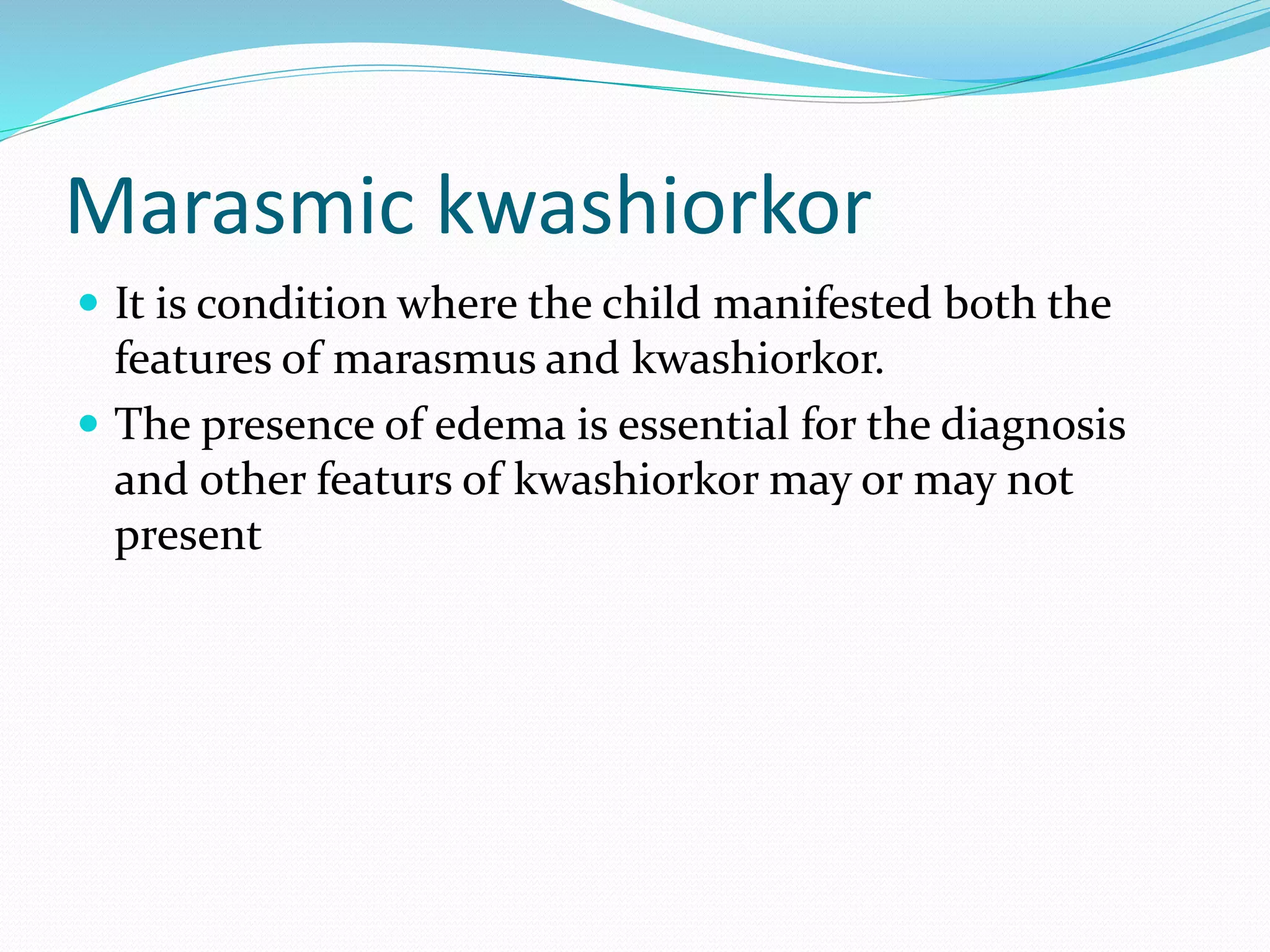 Protein energy malnutrition | PPTX