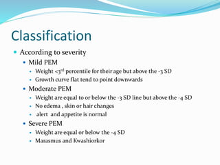 Protein energy malnutrition | PPTX