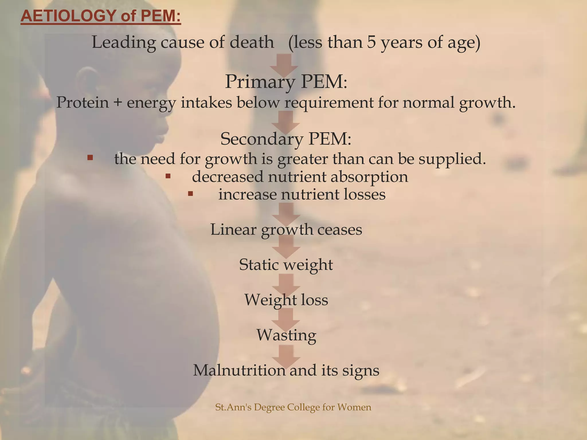 Protein Energy Malnutrition | PPTX