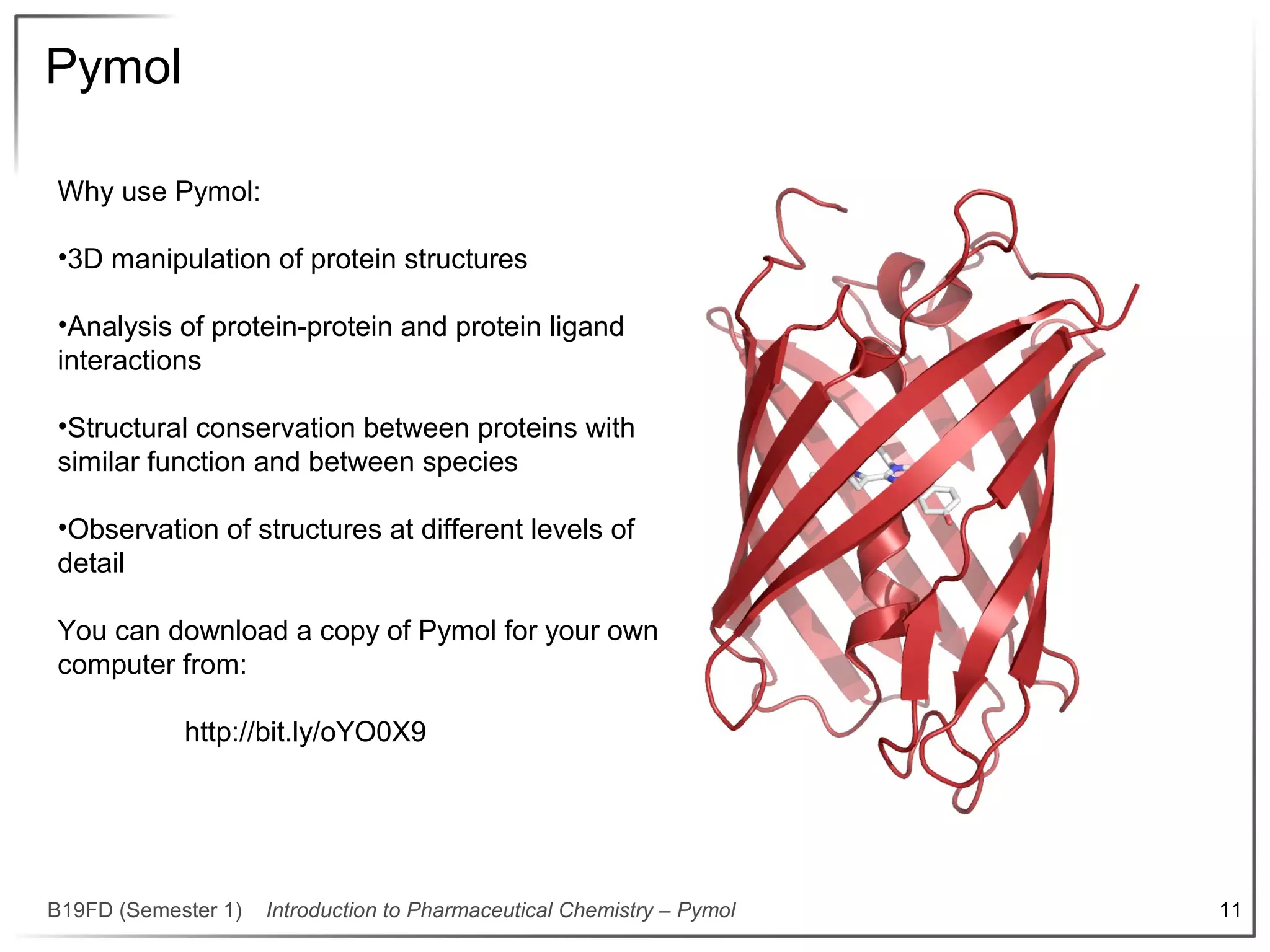 Protein Molecule Interactions Pymol Ppt Chemistry Science