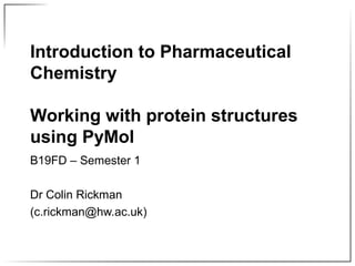 Protein molecule interactions - Pymol | PPT