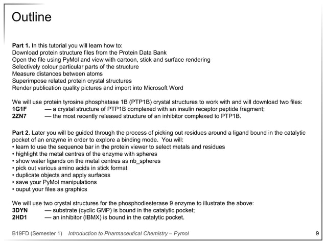 Protein Molecule Interactions Pymol Ppt Chemistry Science