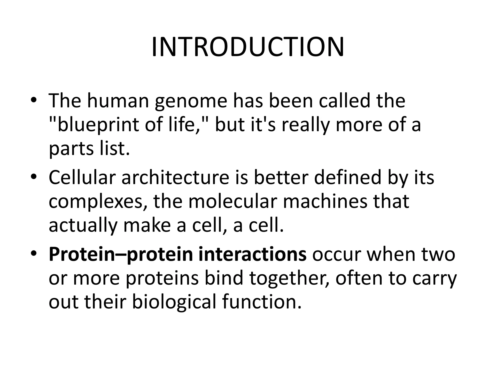 Protein protein interactions | PPTX