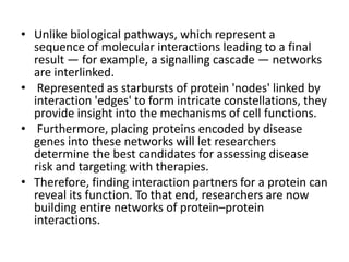 Protein protein interactions | PPTX