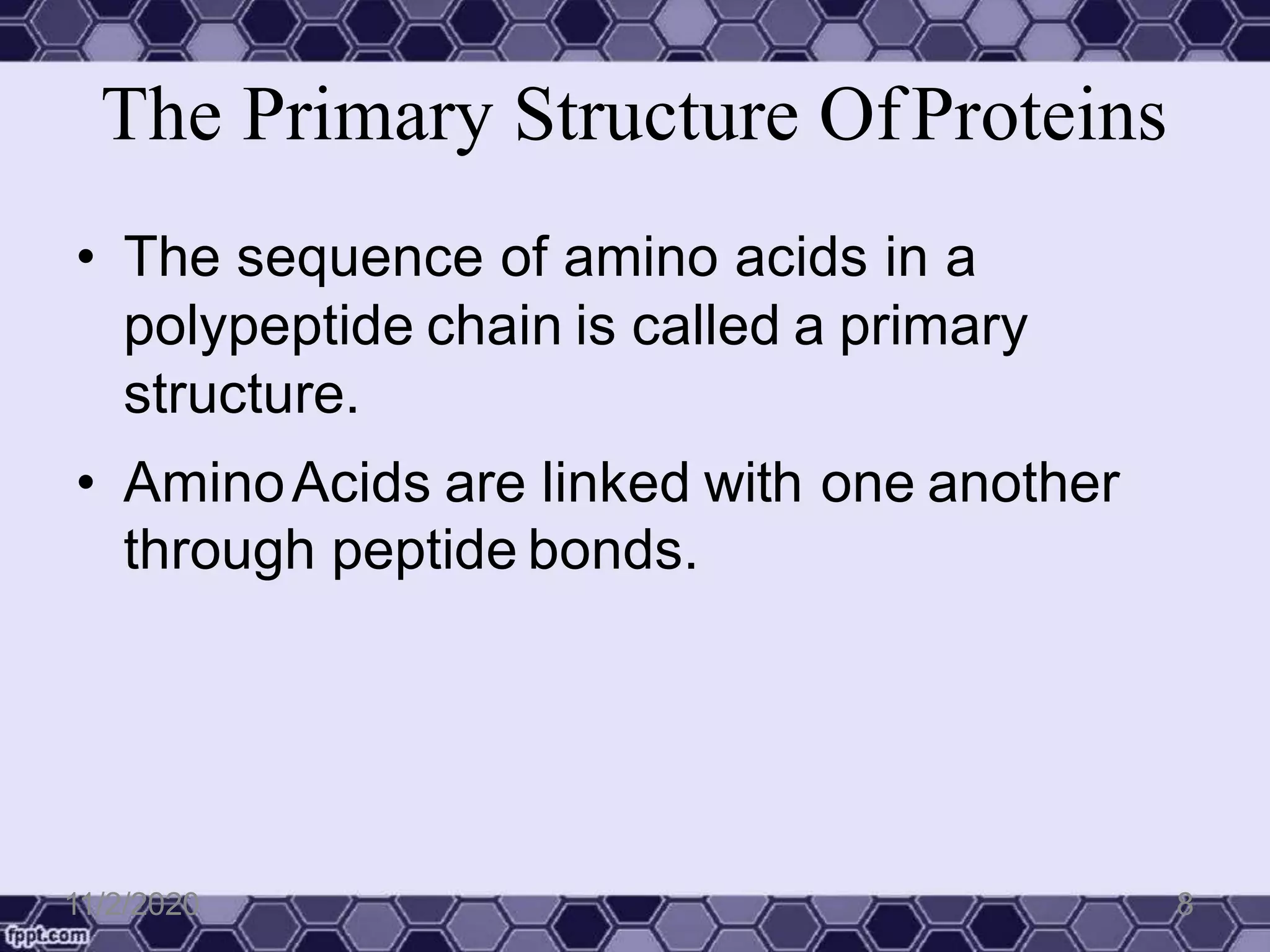 Protein ( introduction, classification, properties, structure ...