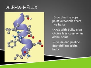 Protein 3 dimensional structure and function | PPT