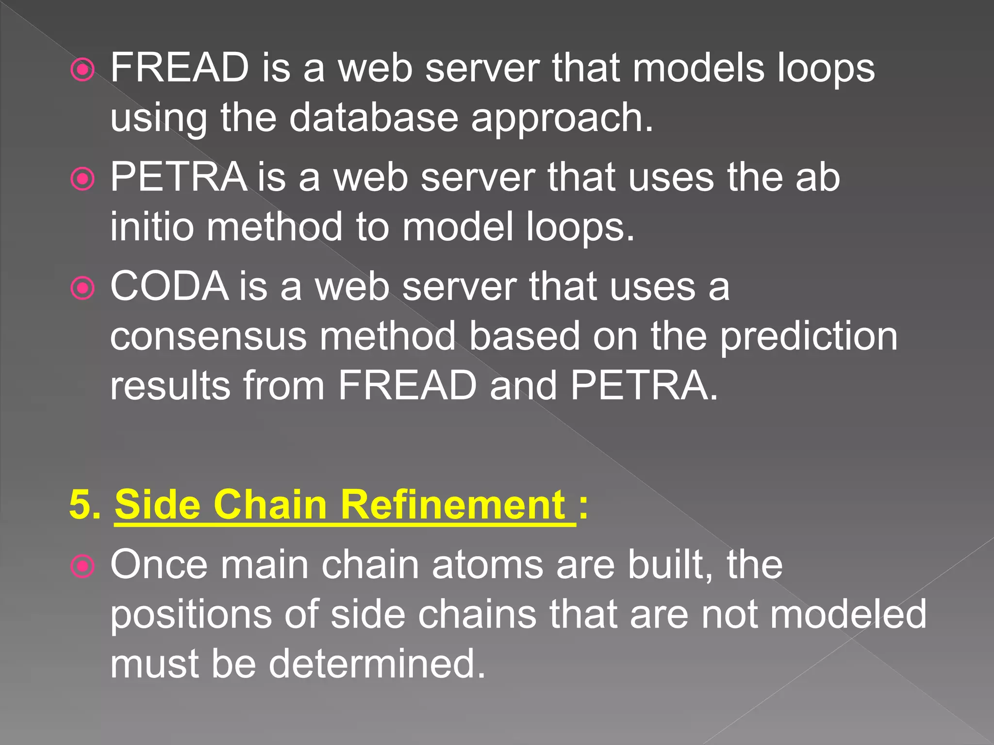 Protein 3 D Structure Prediction Pptx Web Development Internet