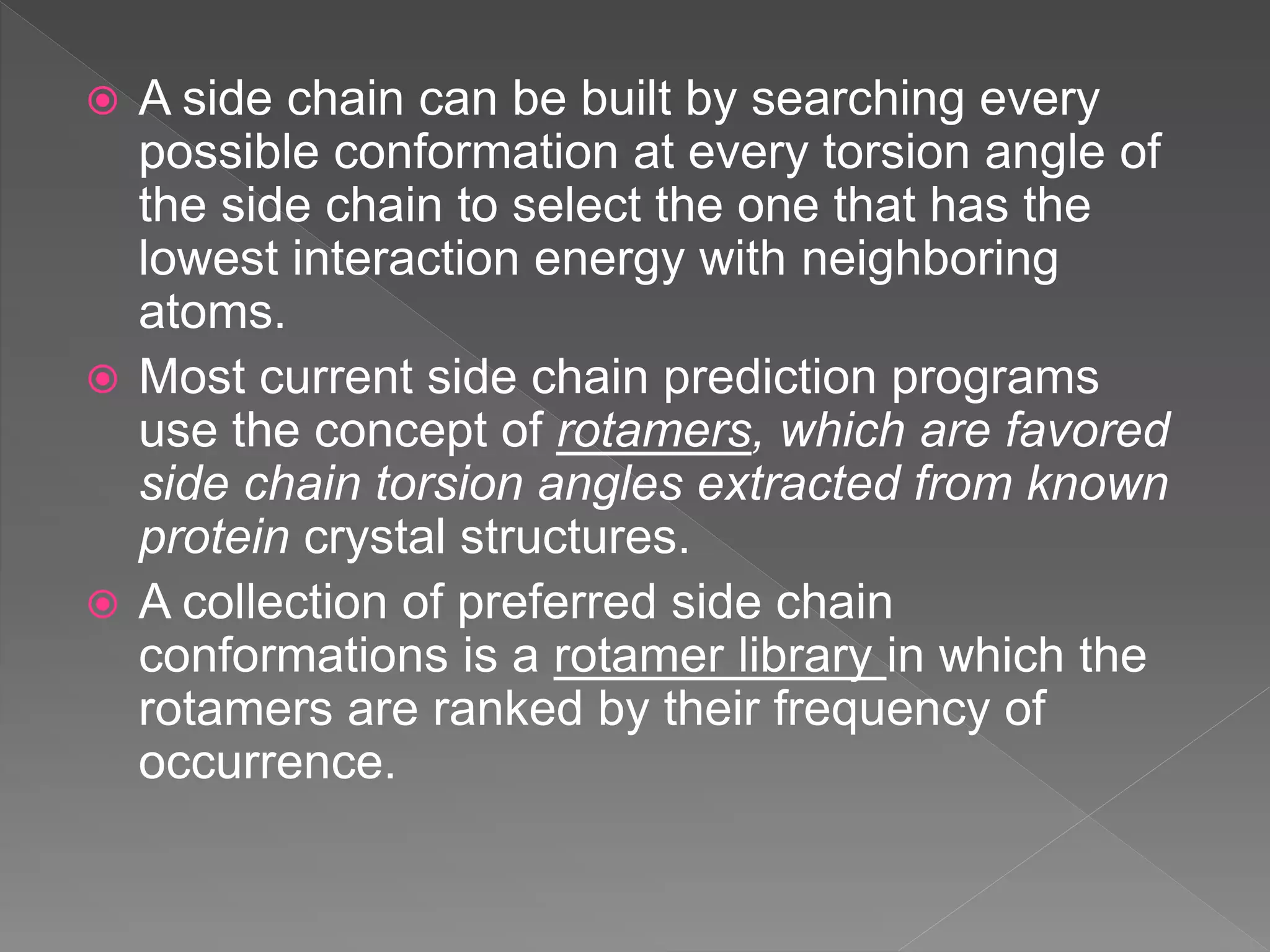 Protein 3 d structure prediction | PPTX