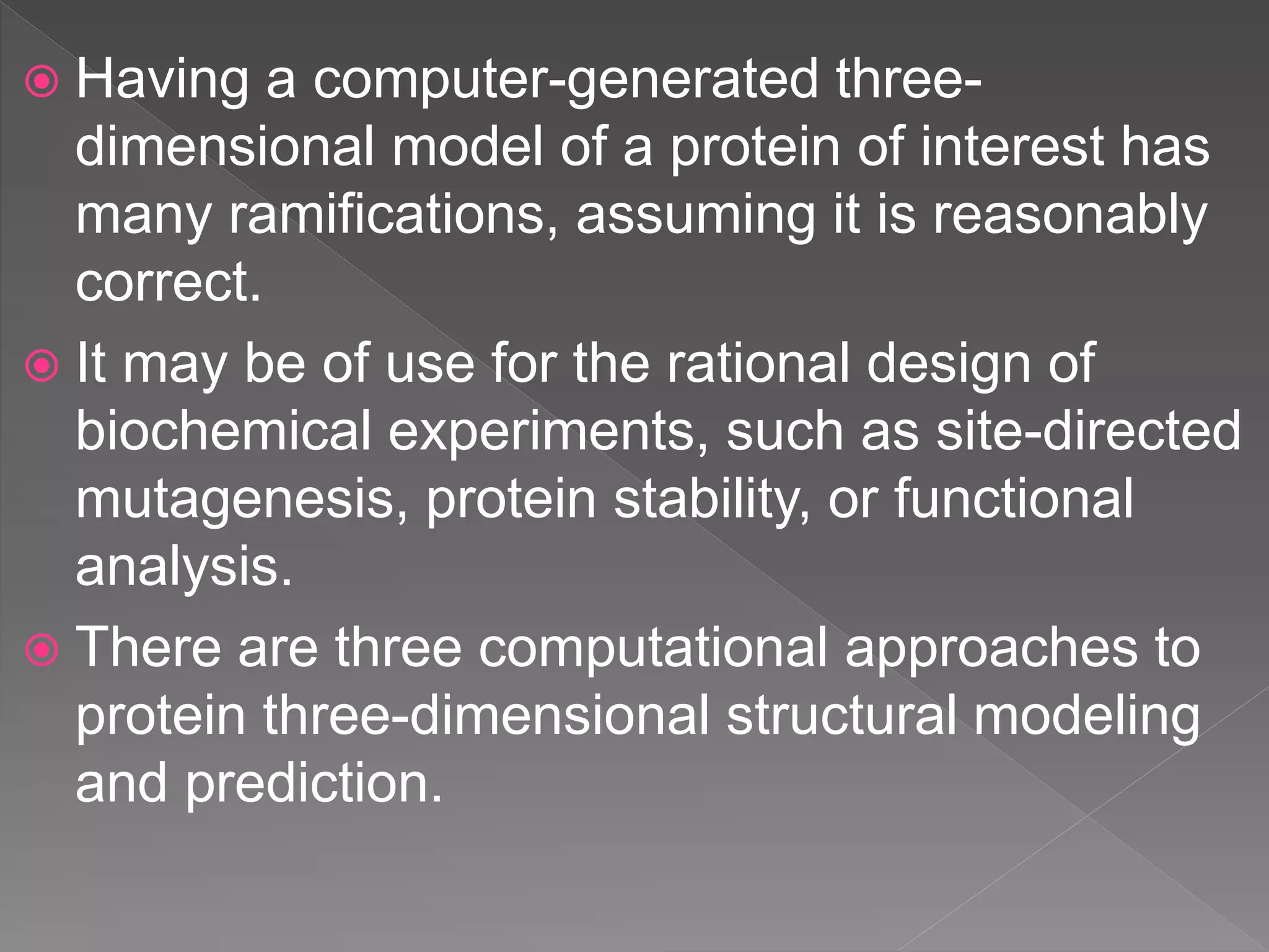 Protein 3 D Structure Prediction Pptx Web Development Internet
