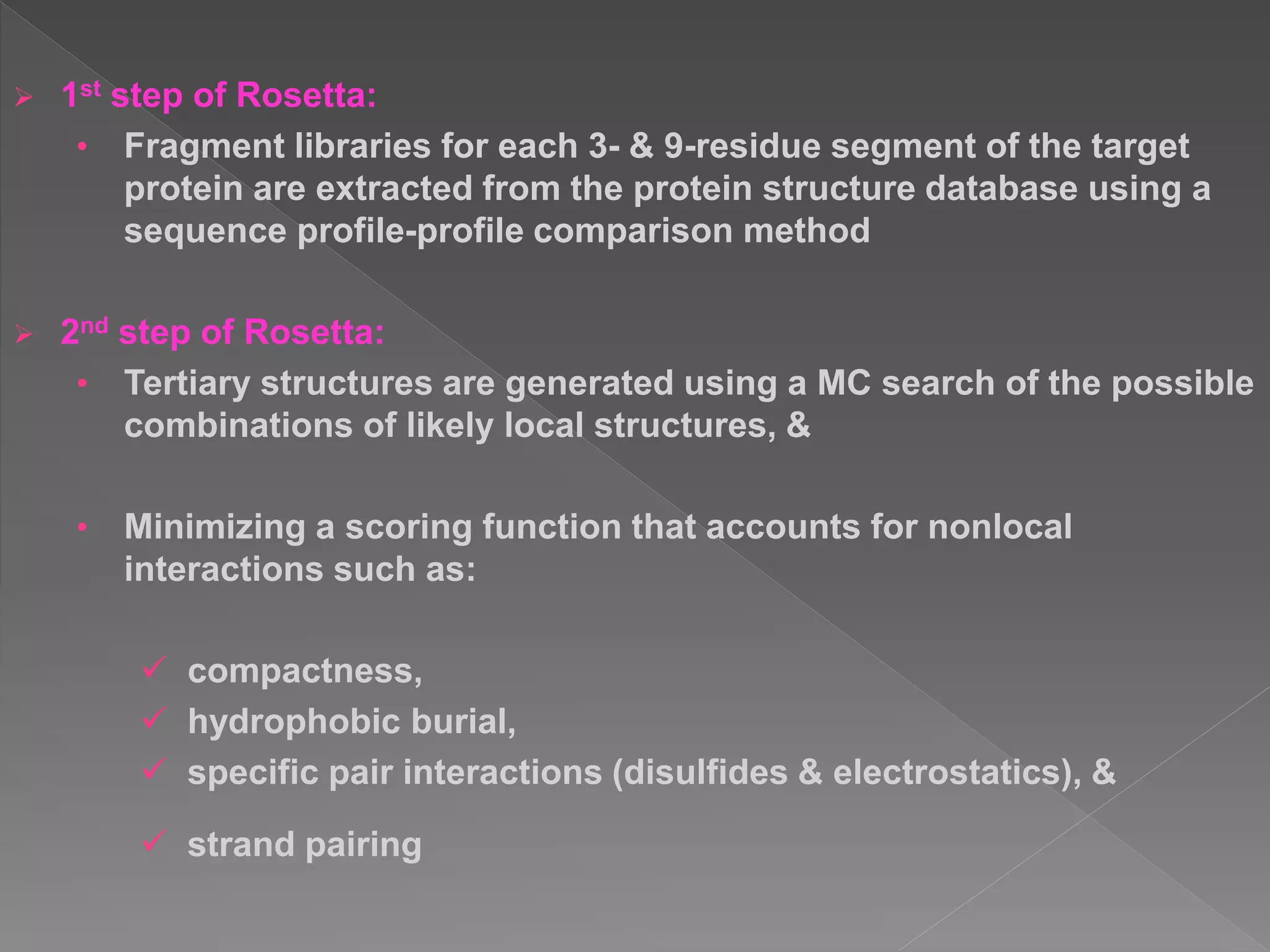 Protein 3 D Structure Prediction Pptx Web Development Internet