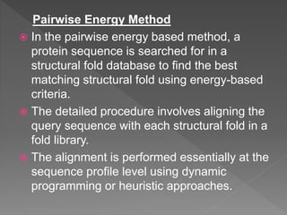 Protein 3 d structure prediction | PPTX