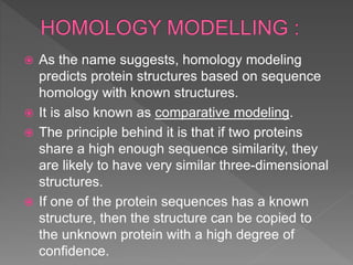 Protein 3 d structure prediction | PPTX