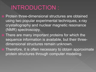 3d Protein Structure Modeling
