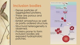 Protein folding and aggregation | PPTX