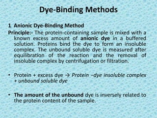 Protein analysis | PPTX